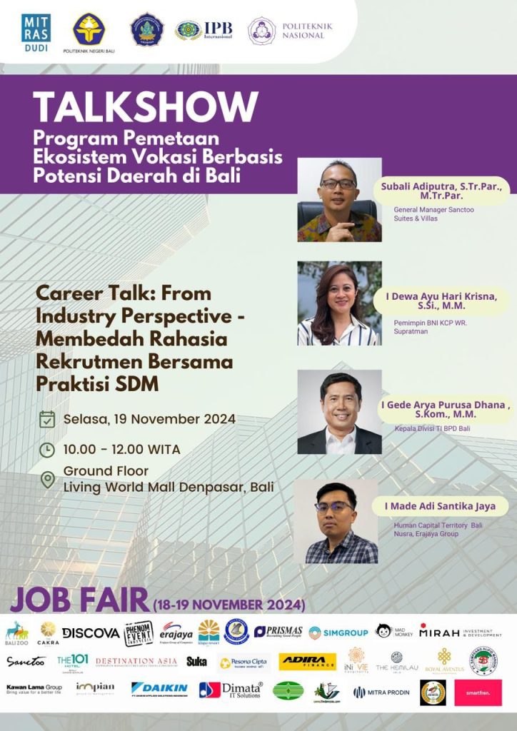 Job Fair 2024 - Politeknik Nasional - Start Here, Go Anywhere